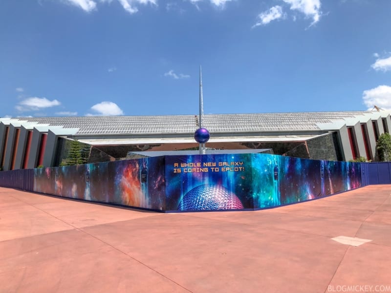 PHOTOS: New Guardians of the Galaxy Construction Walls Up in Epcot